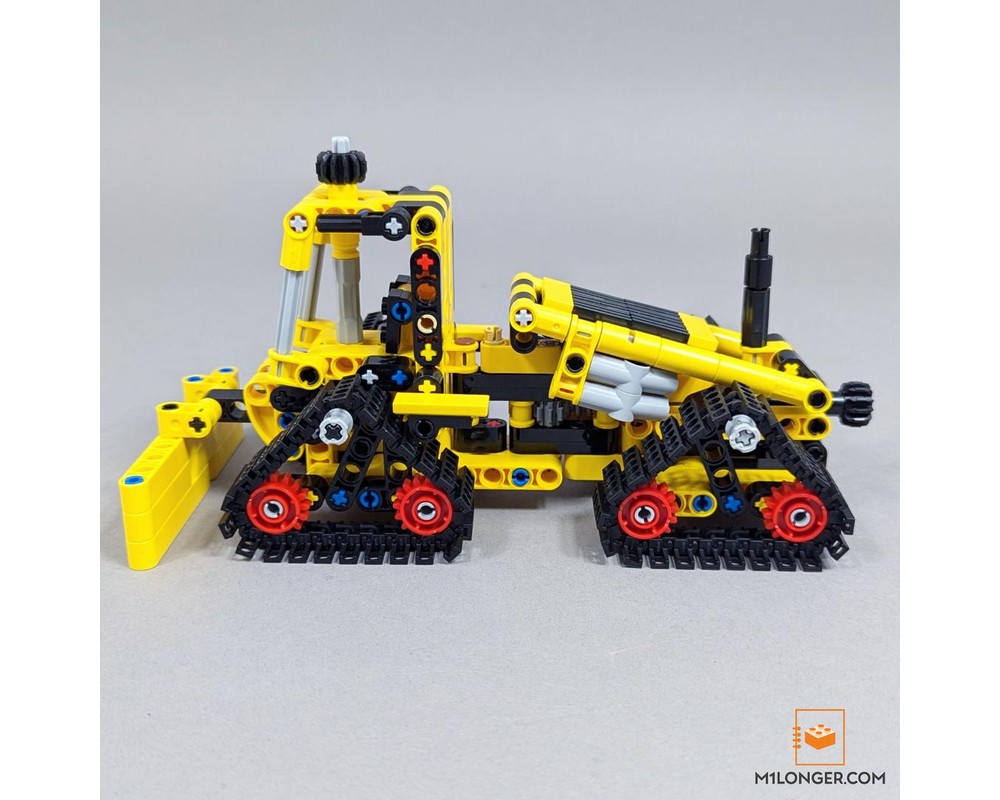Lego Moc Double 42163 High Speed Dozer By Mlonger Rebrickable