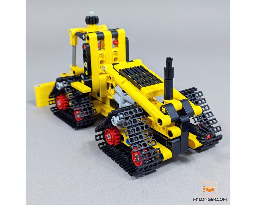 Lego Moc Double 42163 High Speed Dozer By Mlonger Rebrickable