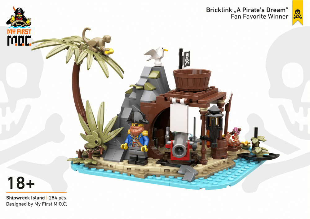 LEGO MOC Shipwreck Island by MyFirstMOC | Rebrickable - Build with LEGO