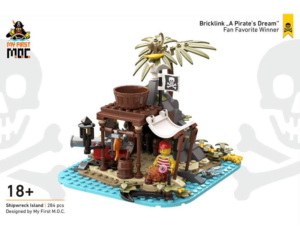 LEGO MOC Shipwreck Island by MyFirstMOC | Rebrickable - Build with LEGO