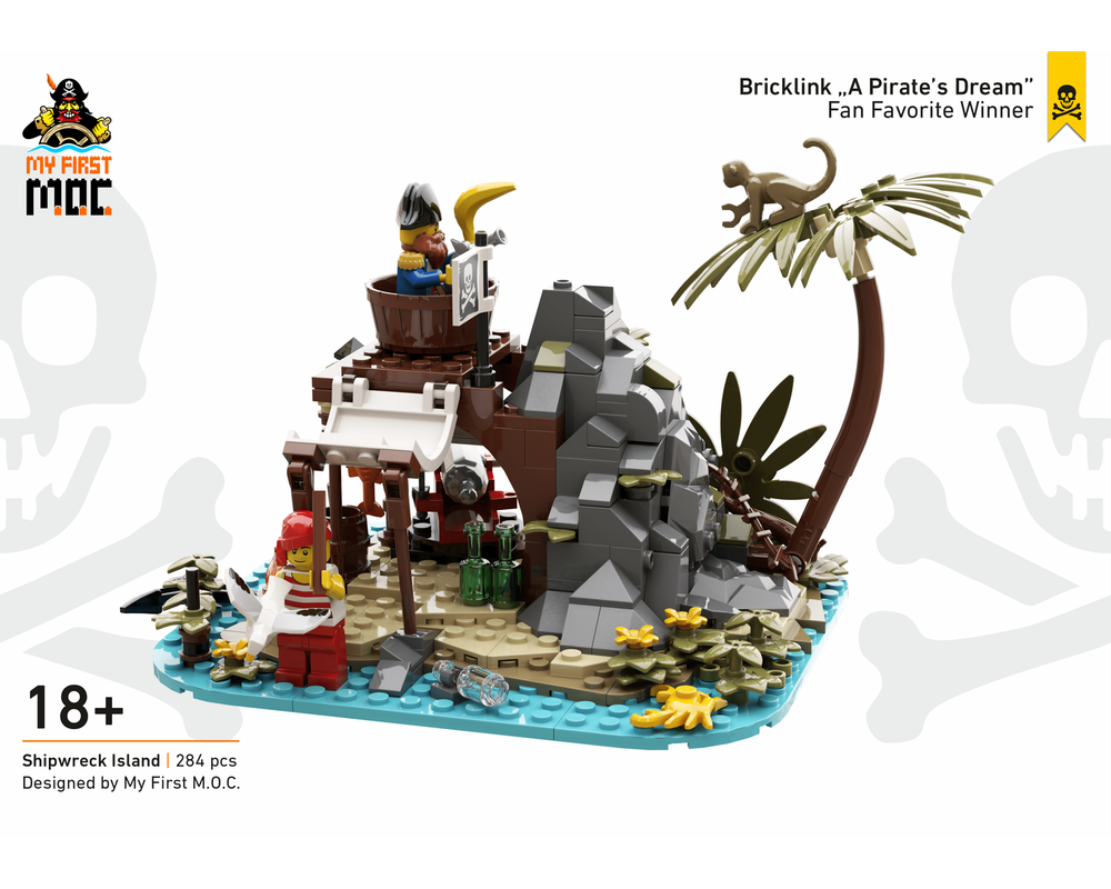 LEGO MOC Shipwreck Island by MyFirstMOC | Rebrickable - Build with LEGO