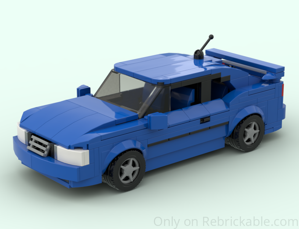 LEGO MOC 2000 Saab 9-3 Viggen by ac-bricks | Rebrickable - Build with LEGO