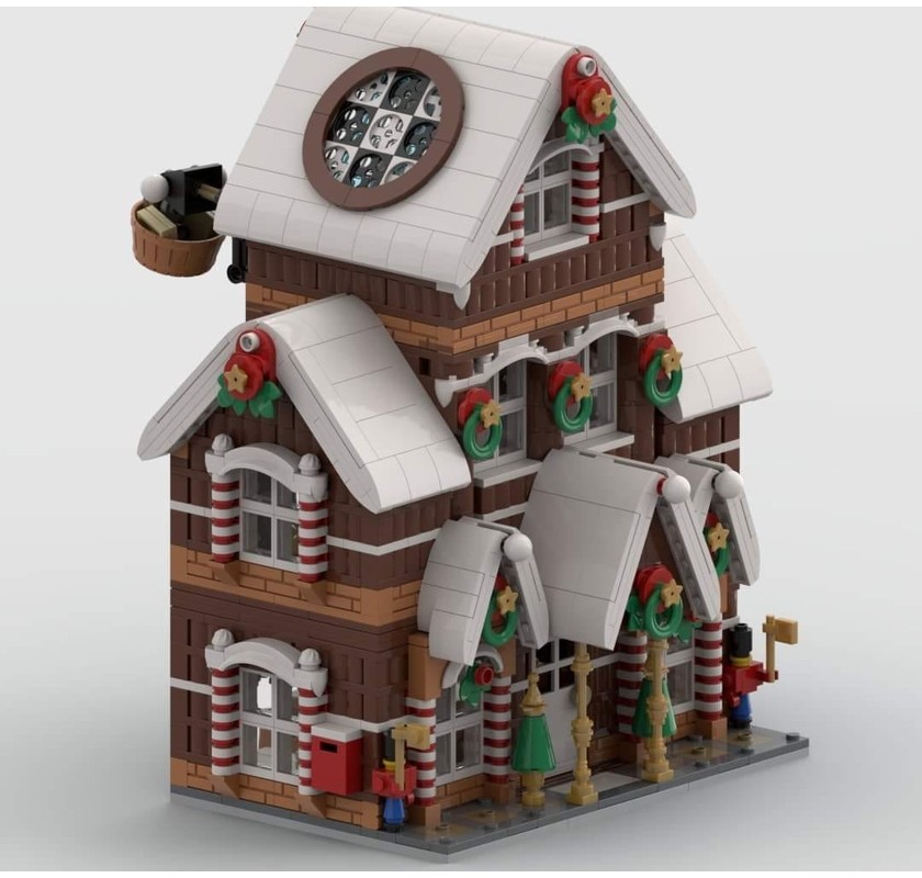 LEGO MOC Santa Klaus factory winter village by fraccalvieri ...