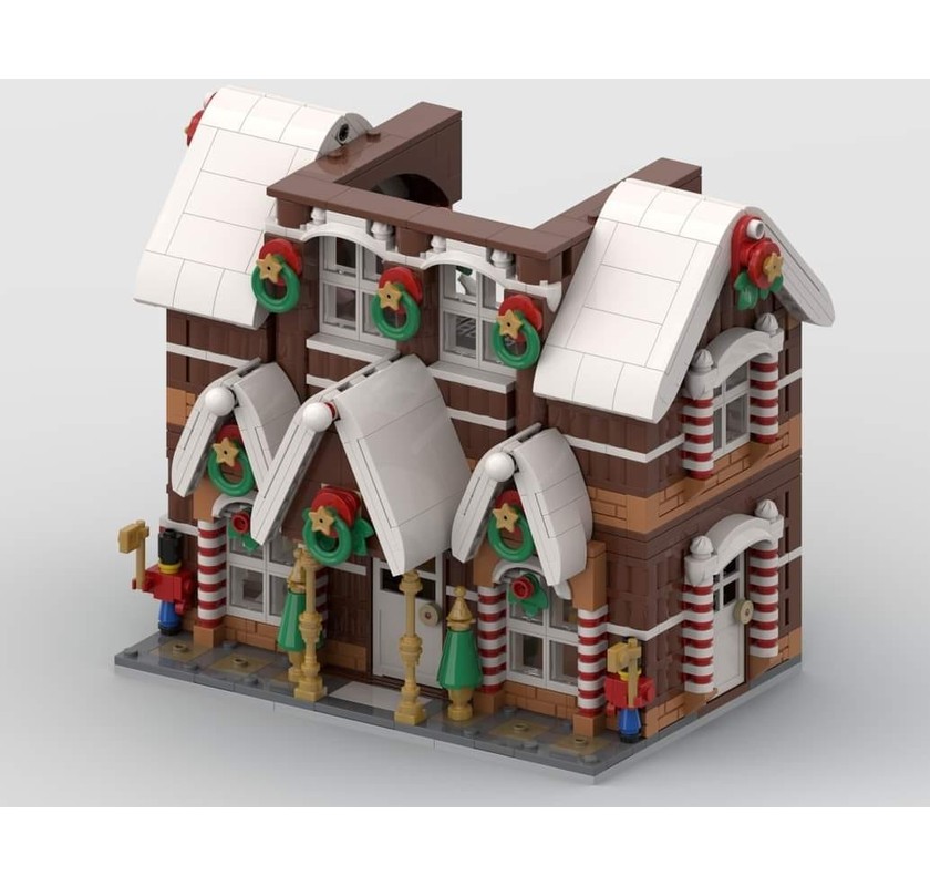 LEGO MOC Santa Klaus factory winter village by fraccalvieri ...