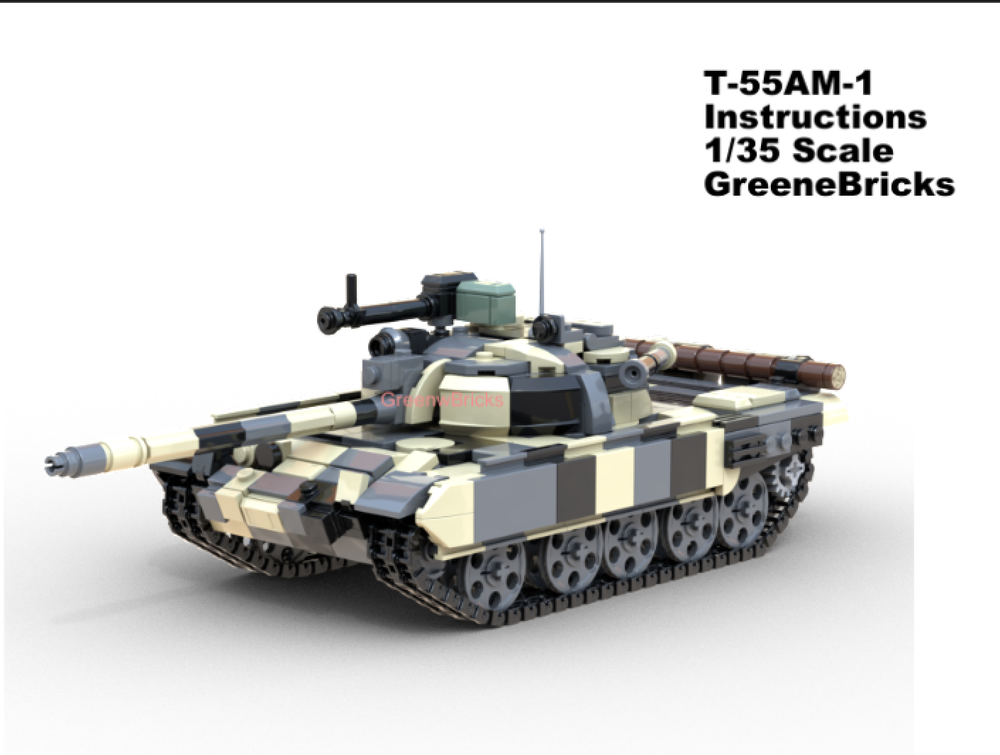 LEGO MOC T-55AM-1 by GreeneBricks | Rebrickable - Build with LEGO
