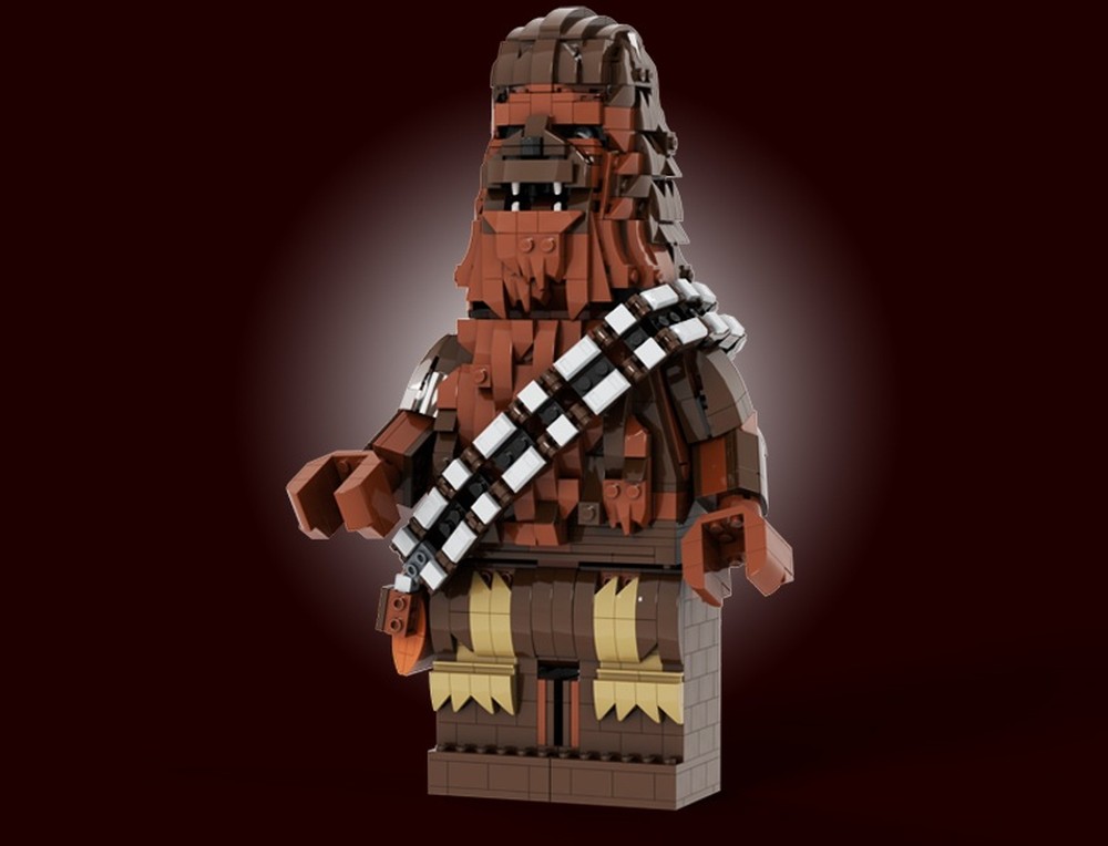 LEGO MOC Upscale Minifig Chewie by Michelanlego | Rebrickable - Build ...