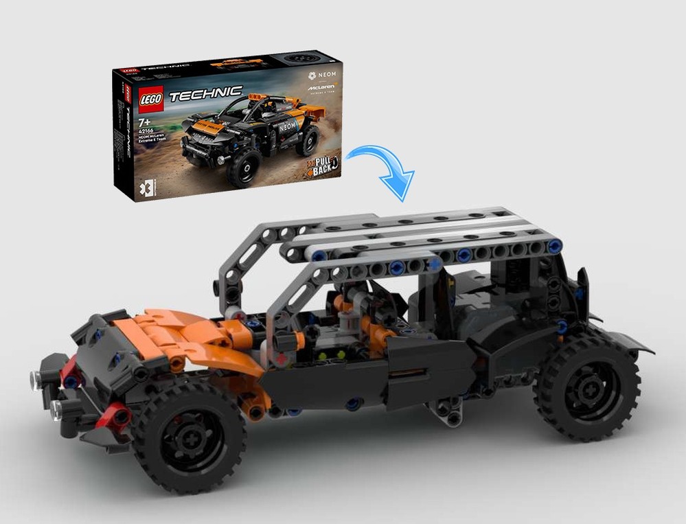 LEGO MOC Jeep Safari 42166 Alternative. by ErikGS | Rebrickable - Build ...