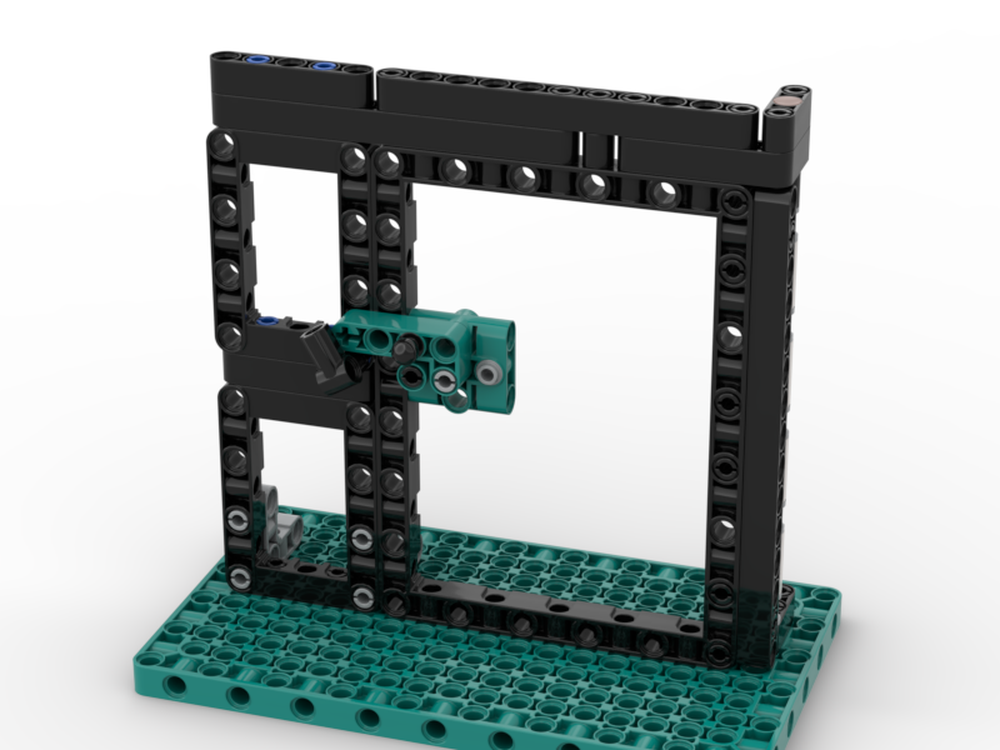 Lego Moc Automatic Door Latch Base By Bd Technic Rebrickable Build