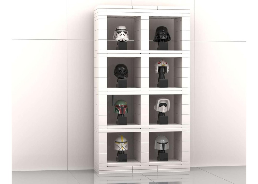 Lego Moc Minifig Scale Ikea Like Kallax Shelf By Polygoni Rebrickable