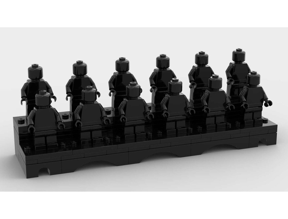 LEGO MOC Stands for 12 Minifigures by Geralt31 | Rebrickable - Build ...
