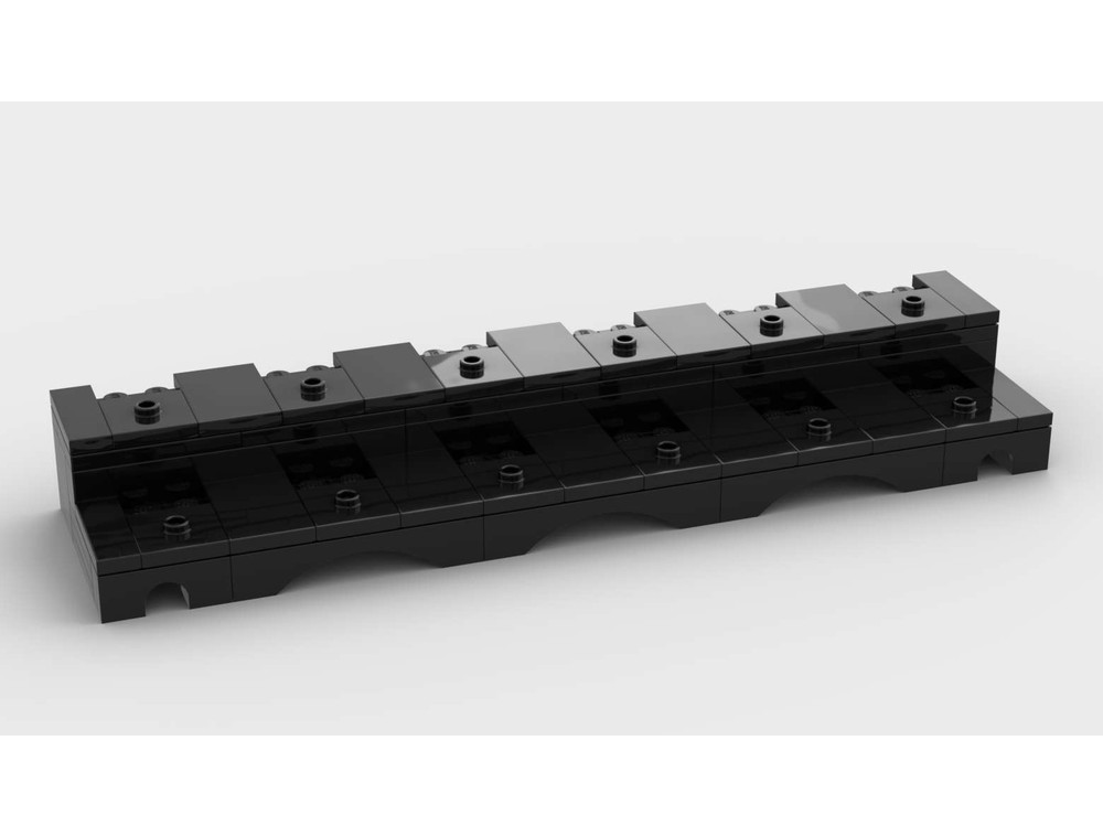 LEGO MOC Stands for 12 Minifigures by Geralt31 | Rebrickable - Build ...