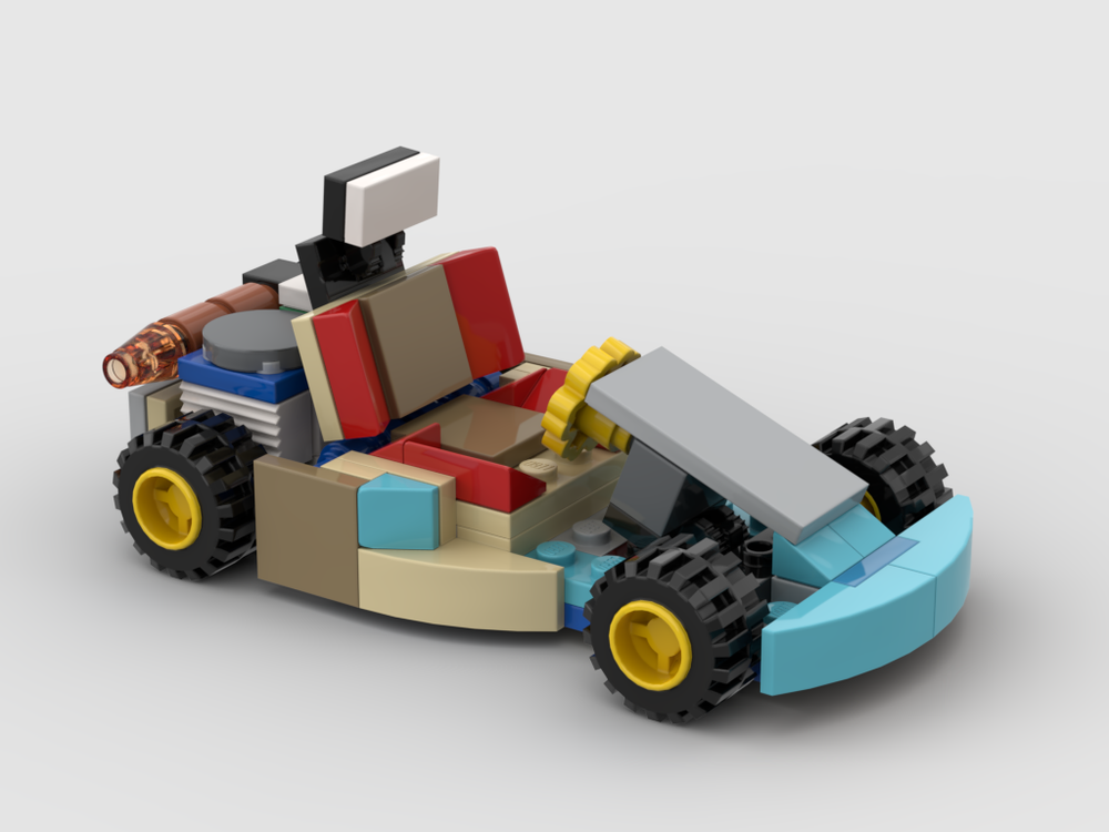 LEGO MOC 10698 - Go Cart by ChiLegGodt | Rebrickable - Build with LEGO
