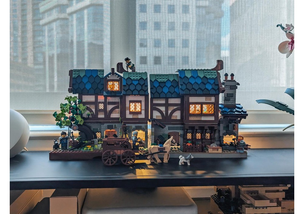 Lego Moc Medieval Blacksmith Nook By Theastralj Rebrickable Build