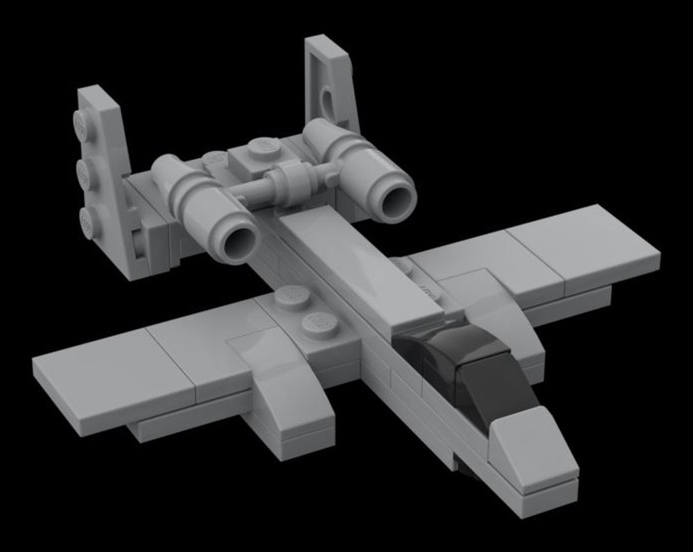 LEGO MOC a-10 thunderbolt II by Fighterjetfan15 | Rebrickable - Build ...