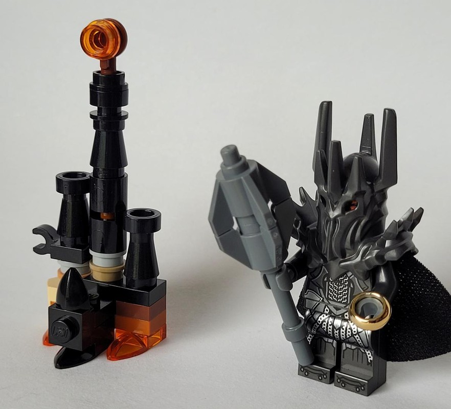 LEGO MOC Miniature Barad-dur by ford4thot | Rebrickable - Build with LEGO