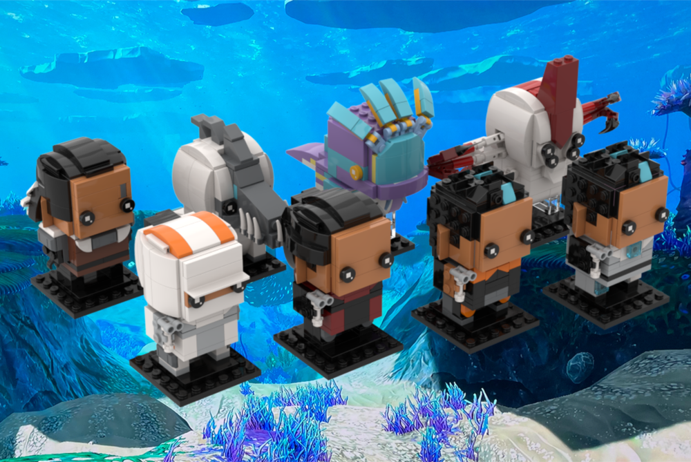 LEGO MOC Subnautica Brickheadz Bundle by OrchardBuilds | Rebrickable ...