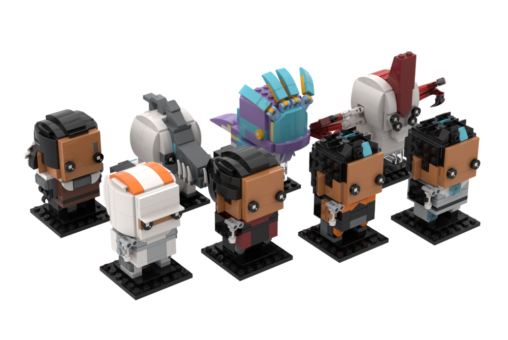 Lego Moc Subnautica Brickheadz Bundle By Orchardbuilds Rebrickable