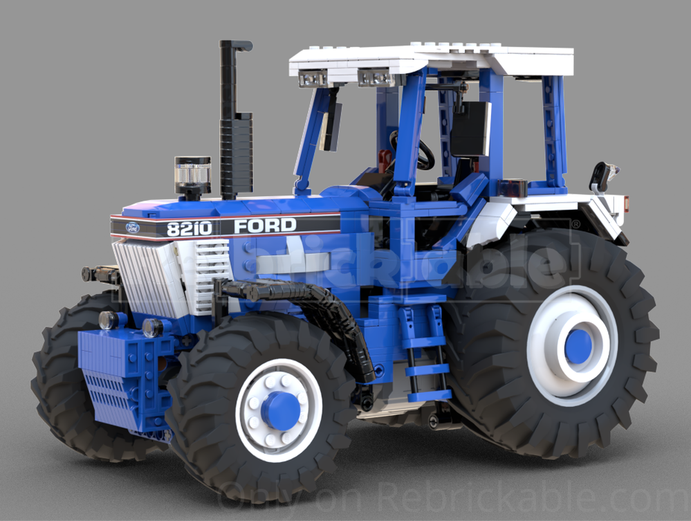 LEGO MOC-195859 Ford 8200 Tractor by Odin_bricks | Rebrickable - Build ...