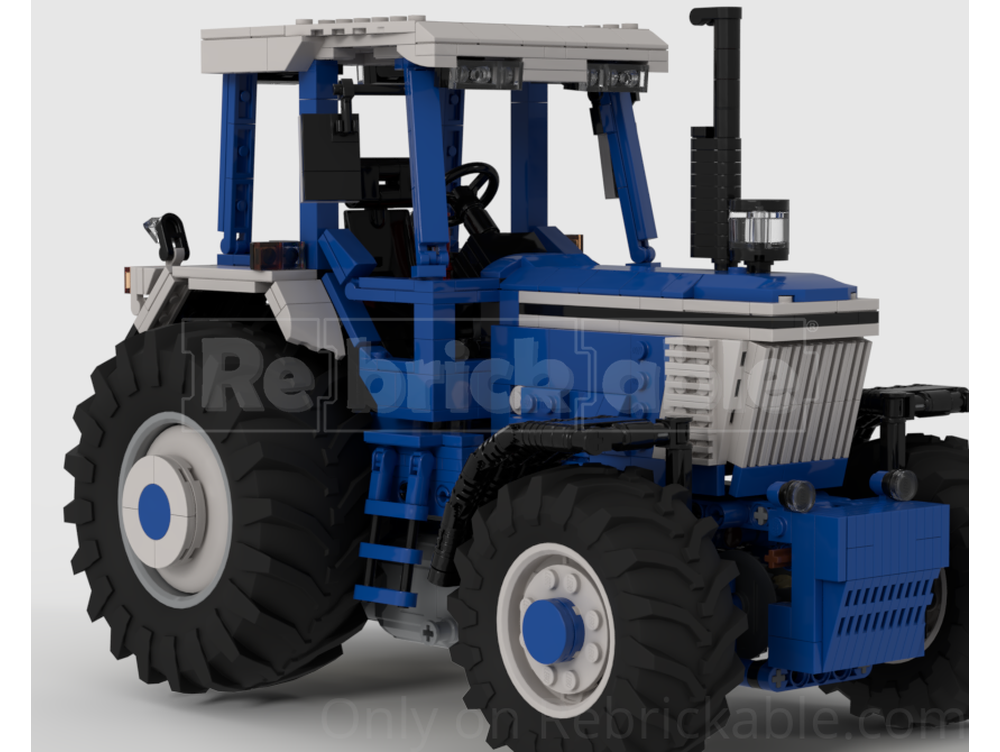 LEGO MOC Ford 8200 Tractor by Odin_bricks | Rebrickable - Build with LEGO