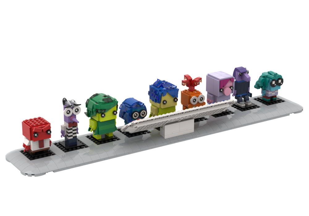 LEGO MOC Inside Out Control Console for Brickheadz Display by ...