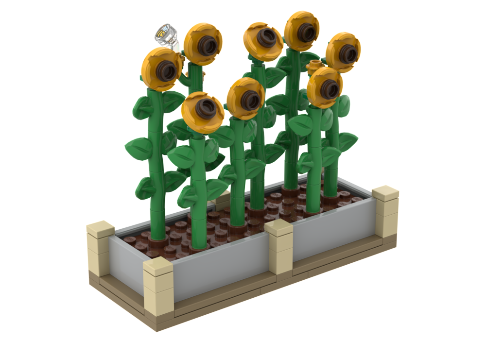 LEGO MOC-195869 Large Planters by OrchardBuilds | Rebrickable - Build ...