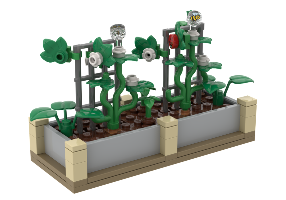 LEGO MOC Large Planters by OrchardBuilds | Rebrickable - Build with LEGO