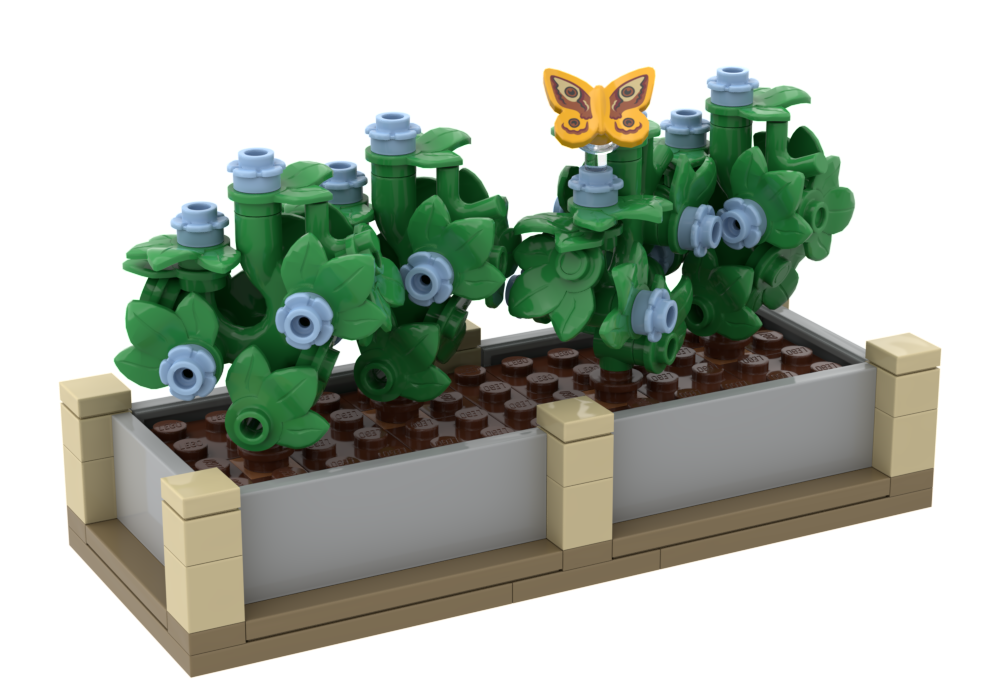Lego Moc Large Planters By Orchardbuilds Rebrickable Build With Lego