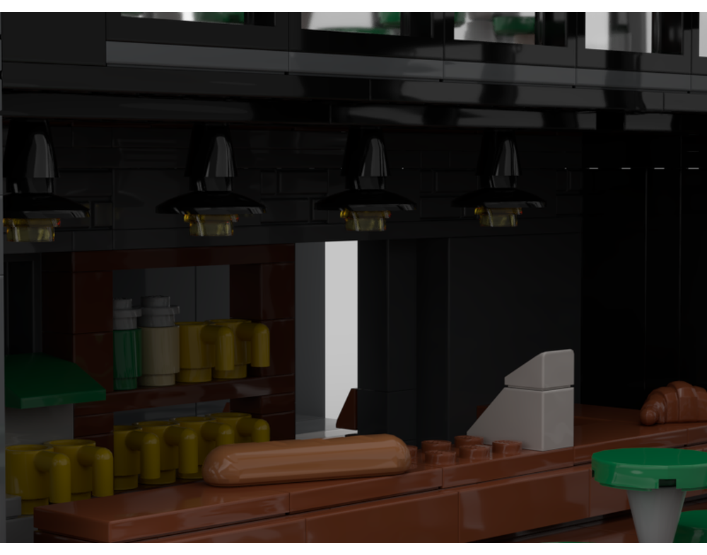 LEGO MOC Modern cafeteria by Lon_bricks | Rebrickable - Build with LEGO