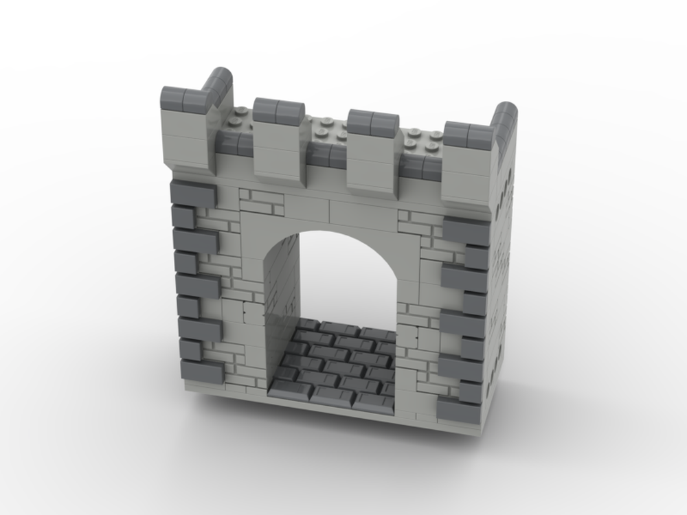 LEGO MOC Small Castle Gate by YourDailyBrick | Rebrickable - Build with ...