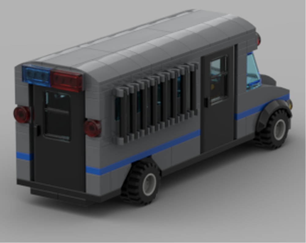 LEGO MOC-195880 Prison Transport Bus by leeggoo_Creator | Rebrickable ...
