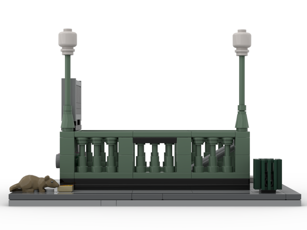 Lego Moc Nyc Subway Entrance By Abentmetrocard Rebrickable Build