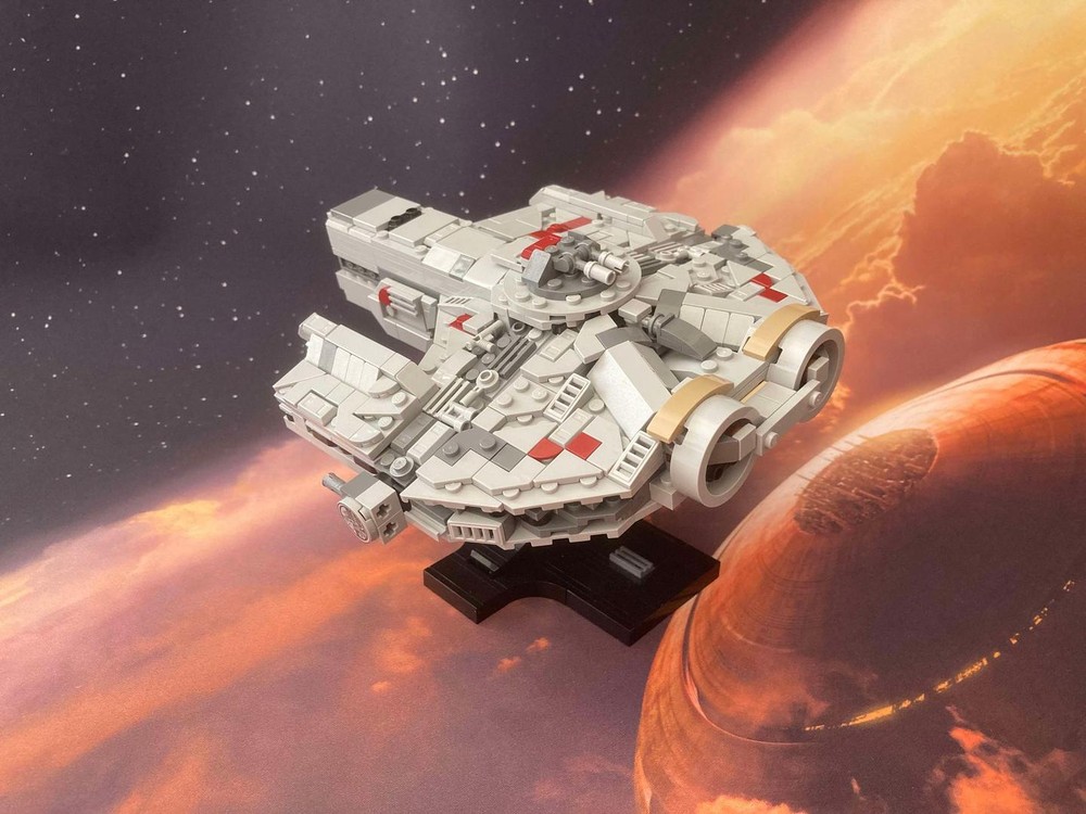 Lego Moc Kotor Ebon Hawk Midi Scale By Creationcaravan Brad Barber