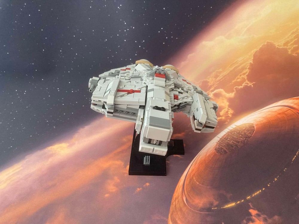 Lego Moc Kotor Ebon Hawk Midi Scale By Creationcaravan Brad Barber