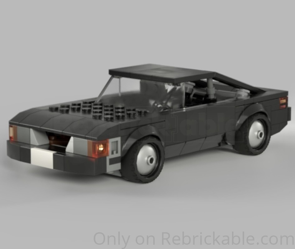 LEGO MOC [FREE] instructions 76912 alternative 1993 foxbody mustang ...