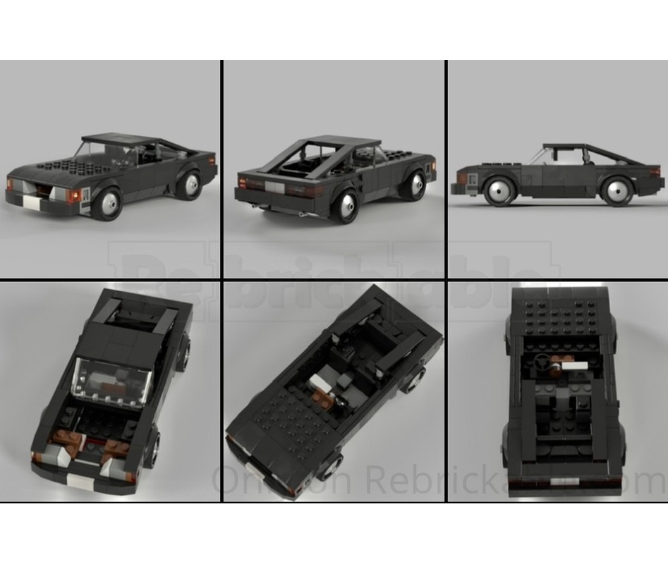 LEGO MOC [FREE] instructions 76912 alternative 1993 foxbody mustang ...