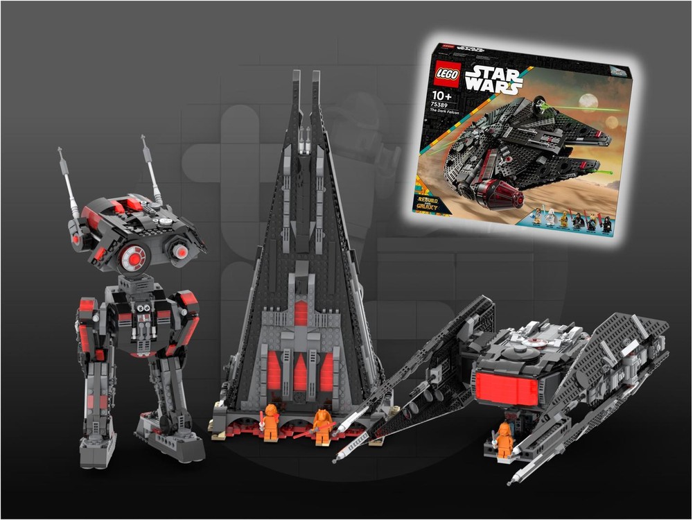 LEGO MOC 75389 - 3-in-1 Dark Falcon Collection by the_bricked_cave ...