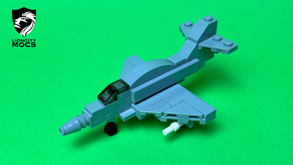 LEGO MOC A-4 Skyhawk Tutorial (1:120) by Lioncity Mocs | Rebrickable ...