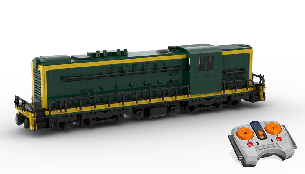LEGO MOC Diesel locomotive -- A1A-A1A 62001-62100 - Baldwin -- MOC by Mimi68 | Rebrickable ...