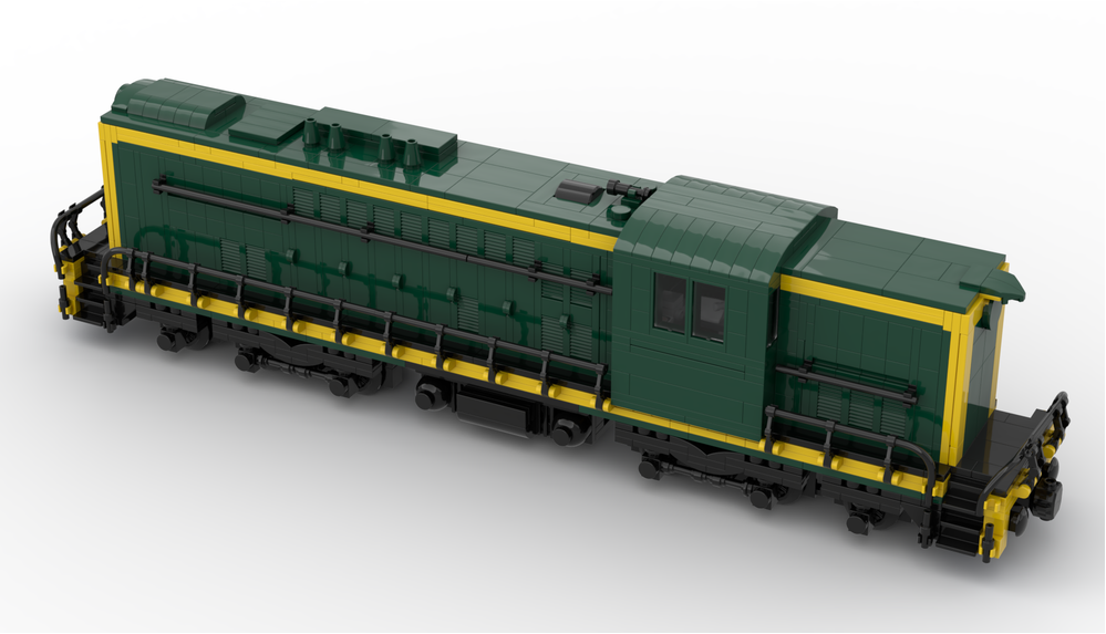 LEGO MOC Diesel locomotive -- A1A-A1A 62001-62100 - Baldwin -- MOC by Mimi68 | Rebrickable ...