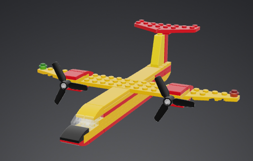 LEGO MOC 42152 FireFighter Plane (Micro sized) by Lego_fan2 ...