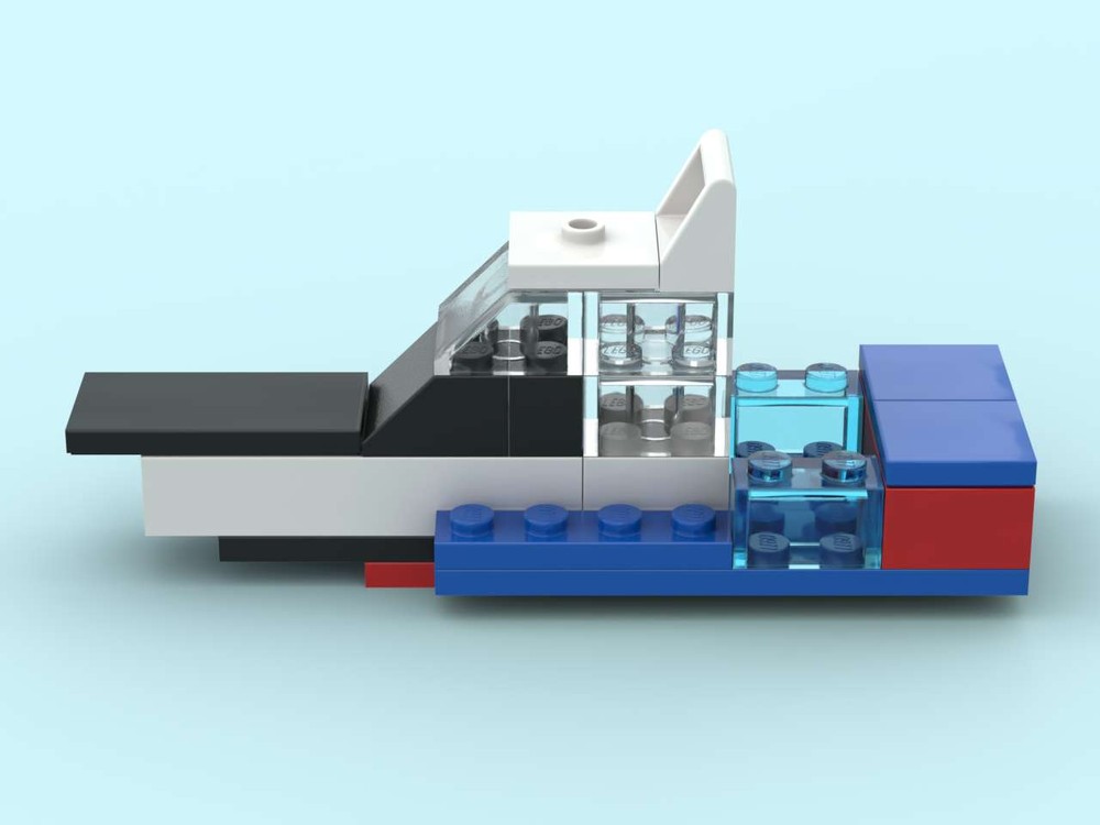 Lego Moc Motorboat 30510 By Flobert2 Rebrickable Build With Lego