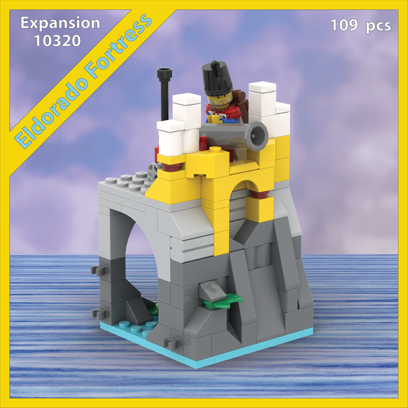 LEGO MOC Cannon Wall Expansion: Eldorado Fortress (10320) by ...