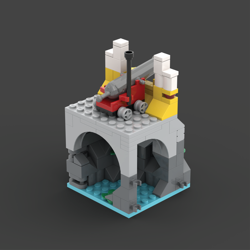 LEGO MOC-195924 Cannon Wall Expansion: Eldorado Fortress (10320) by ...