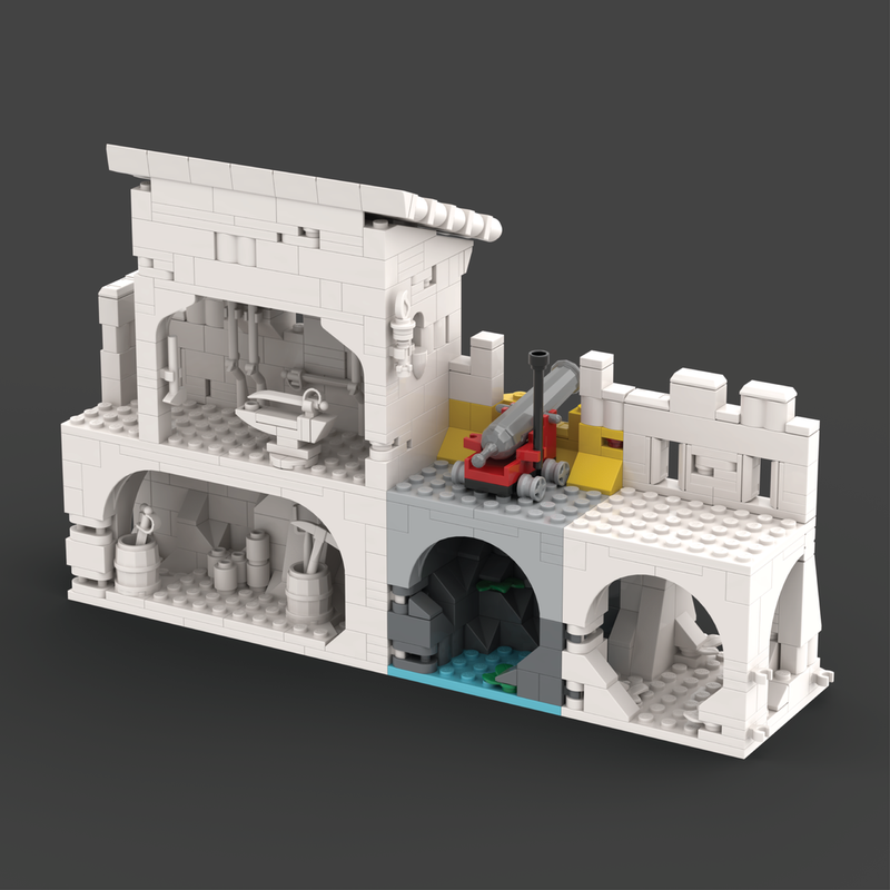 LEGO MOC-195924 Cannon Wall Expansion: Eldorado Fortress (10320) by ...