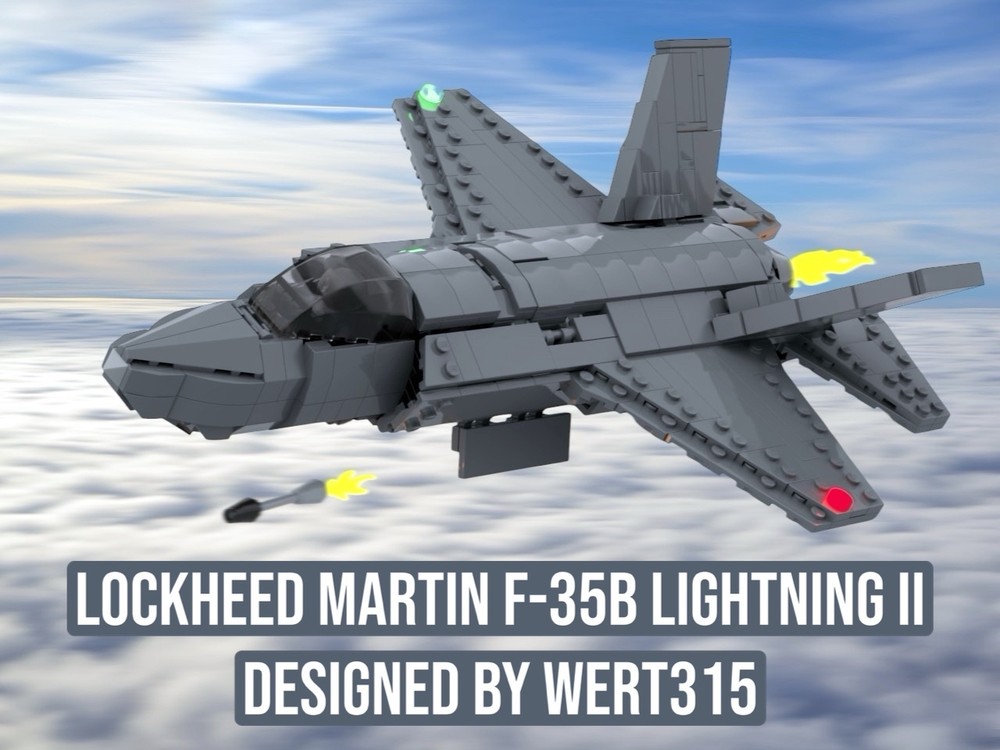 LEGO MOC Minifigure Scale Lockheed Martin F-35B Lightning II by Wert315 ...