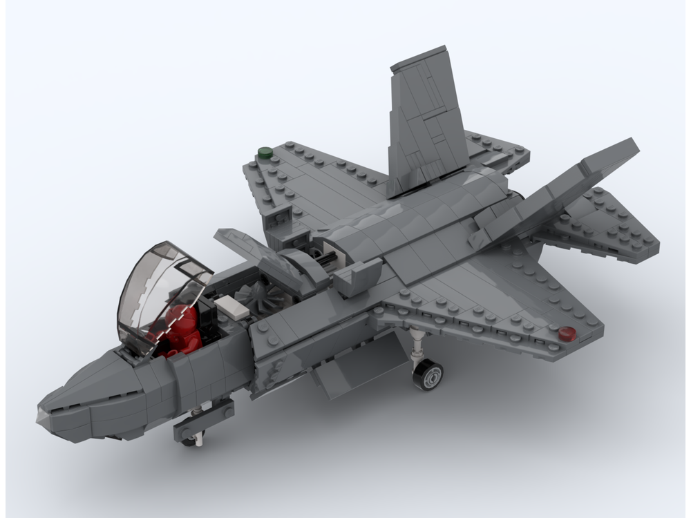 LEGO MOC-195925 Minifigure Scale Lockheed Martin F-35B Lightning II by ...