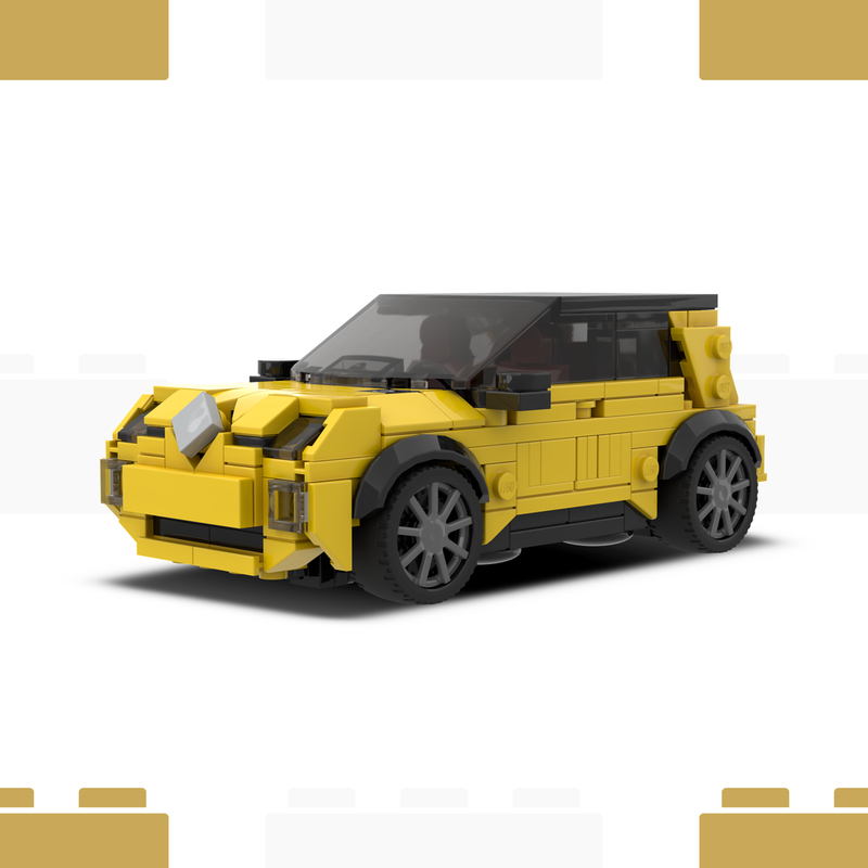LEGO MOC Renault 5e by Brick-My-Ride | Rebrickable - Build with LEGO