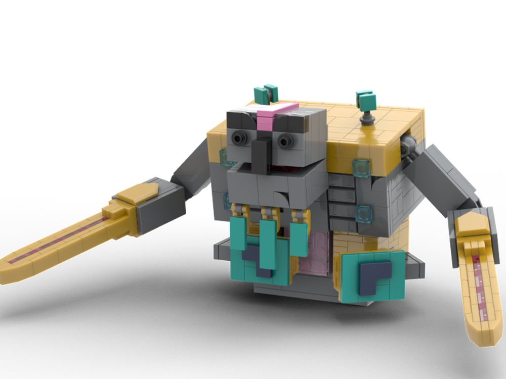 LEGO MOC Minecraft Dungeons Tempest Golem by FyreDragon | Rebrickable ...