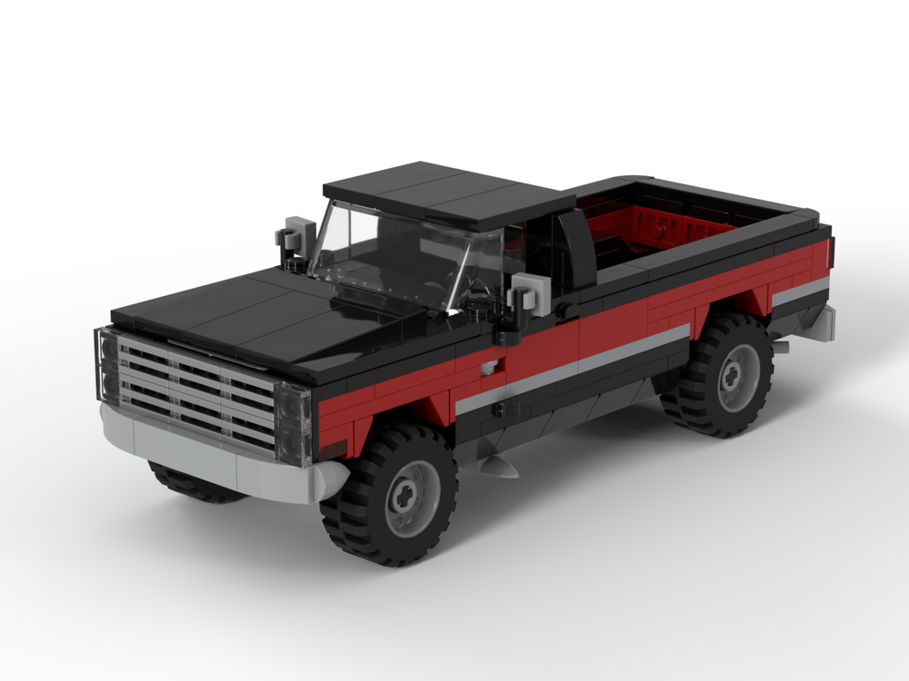 LEGO MOC 1985 GMC Sierra MOD by N_LegoGarage | Rebrickable - Build with ...