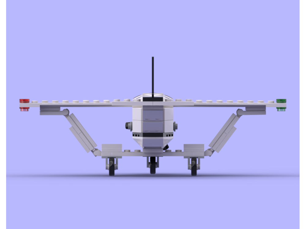 LEGO MOC Small Cargo Plane (Extended) by earth_girl | Rebrickable ...
